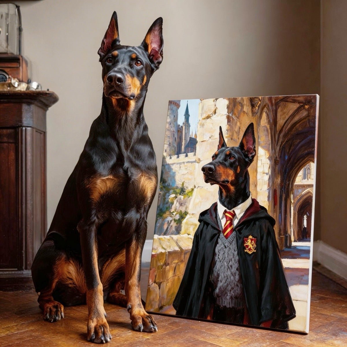 The Wizard – Custom Wizard Pet Portrait | PetLouvre